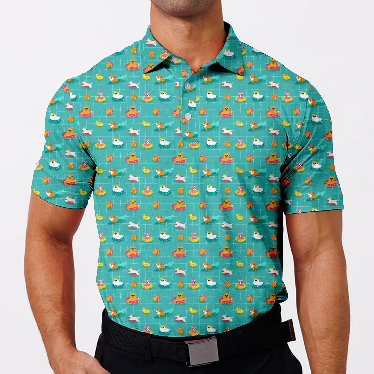Pup Pool Time Polo – Fore Aces