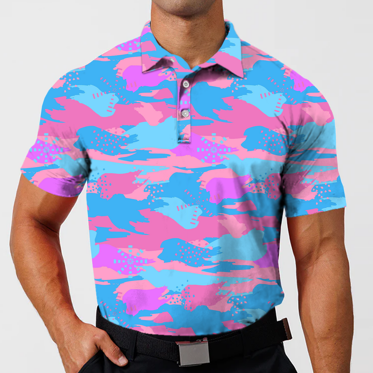 Tropical Camo Polo – Fore Aces