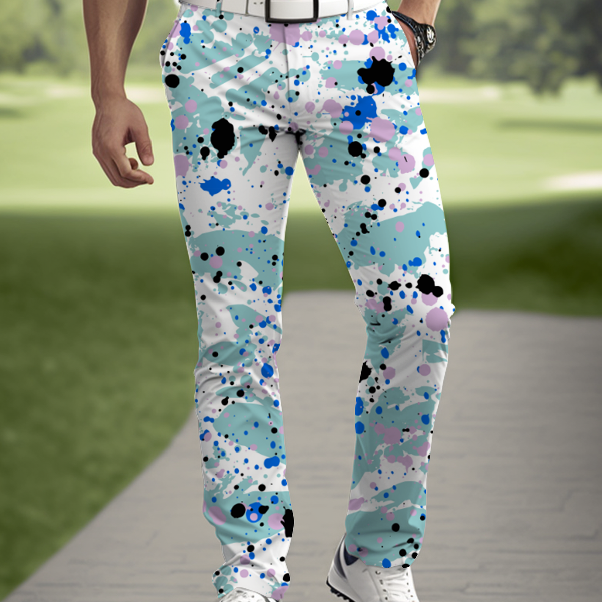 Paint Splatter Blues Pants – Fore Aces